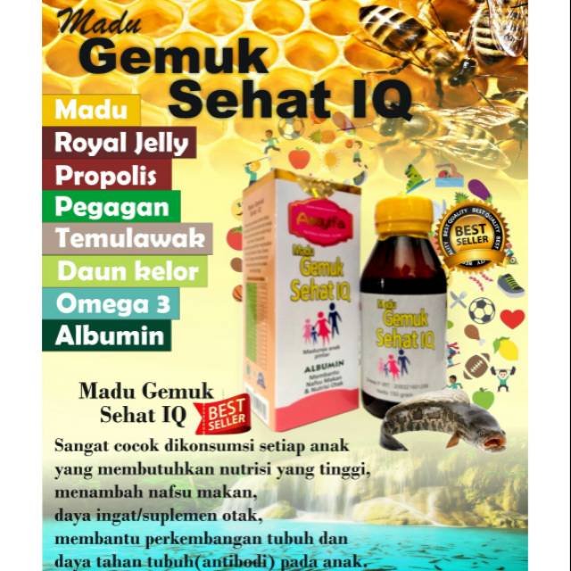 Jual Madu Gemuk Sehat IQ Asyifa 150 gr | Shopee Indonesia