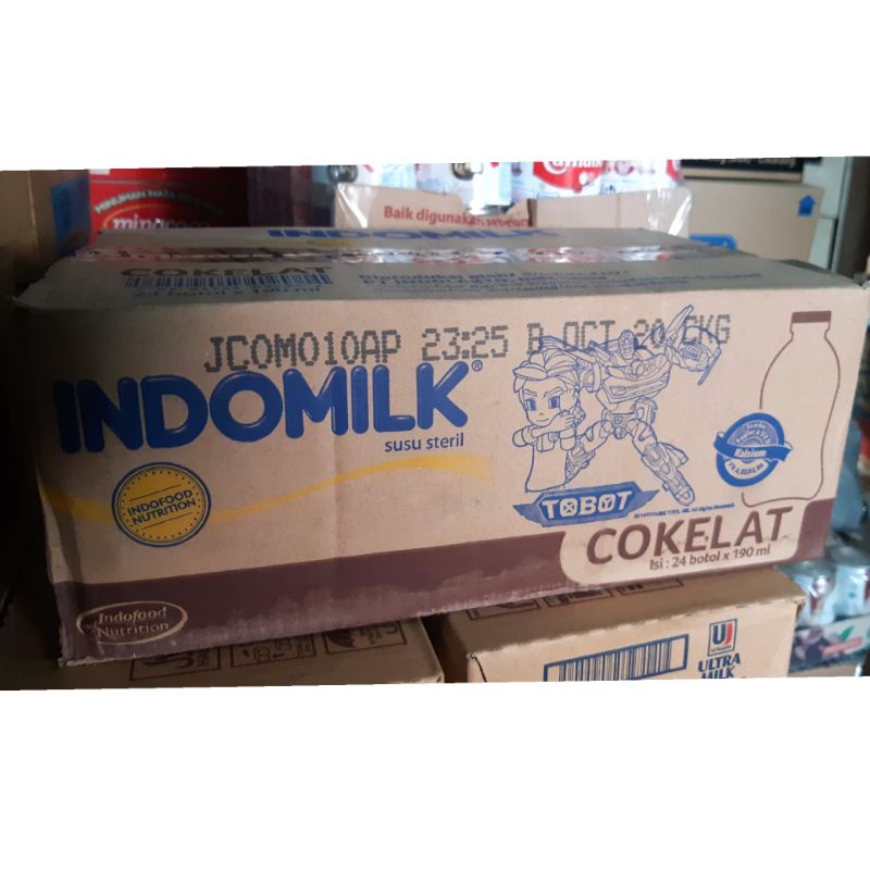 Jual SUSU INDOMILK BOTOL 1 DUS | Shopee Indonesia