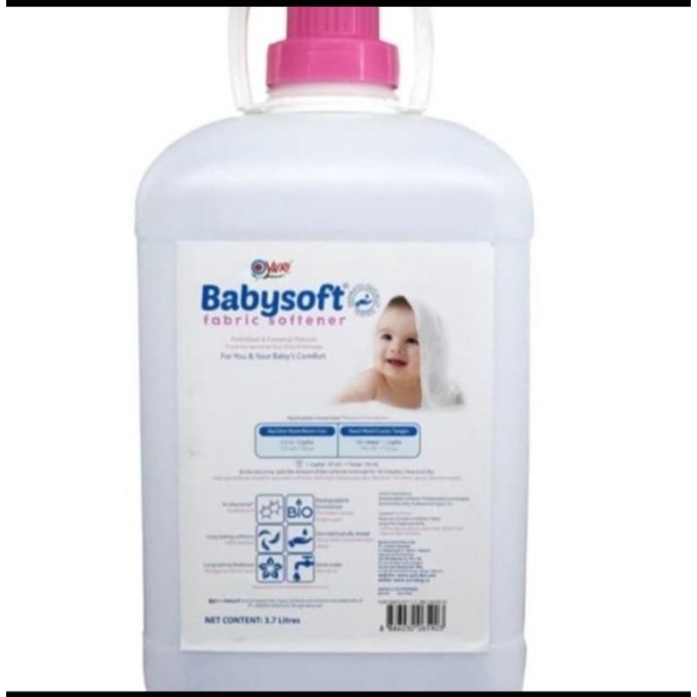 Jual YURI BABYSOFT PABRIC SOFTENER 3,7LITER | Shopee Indonesia