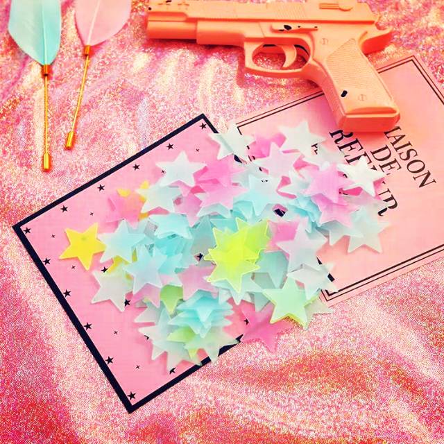 TERMURAH!!! STICKER BINTANG ECERAN / STICKER BINTANG / STAR GLOW IN THE ...