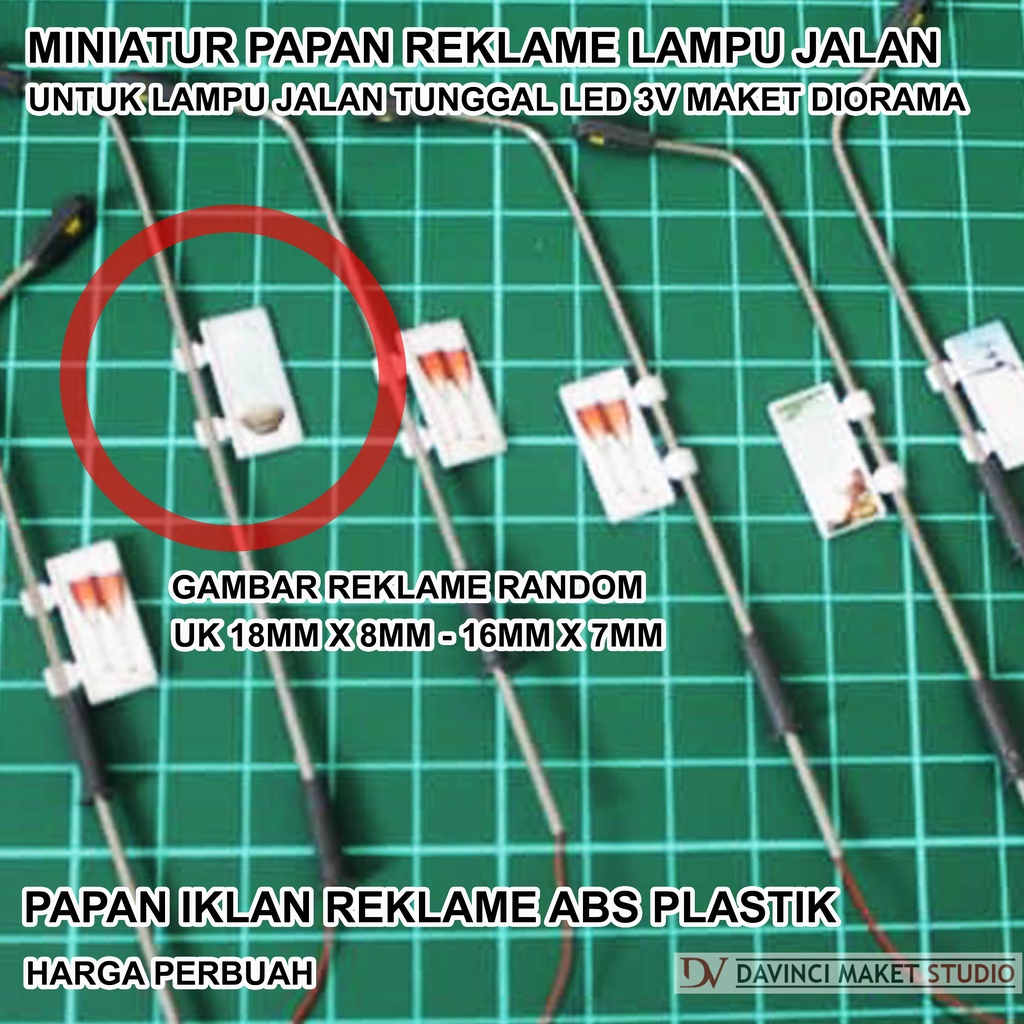 Jual Miniatur Papan Iklan Reklame untuk Lampu Penerangan Jalan Umum ...