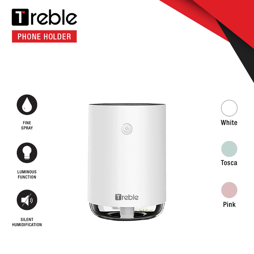 Jual GM TREBLE 255ml Humidifier Udara Air Diffuser Purifier Portable ...