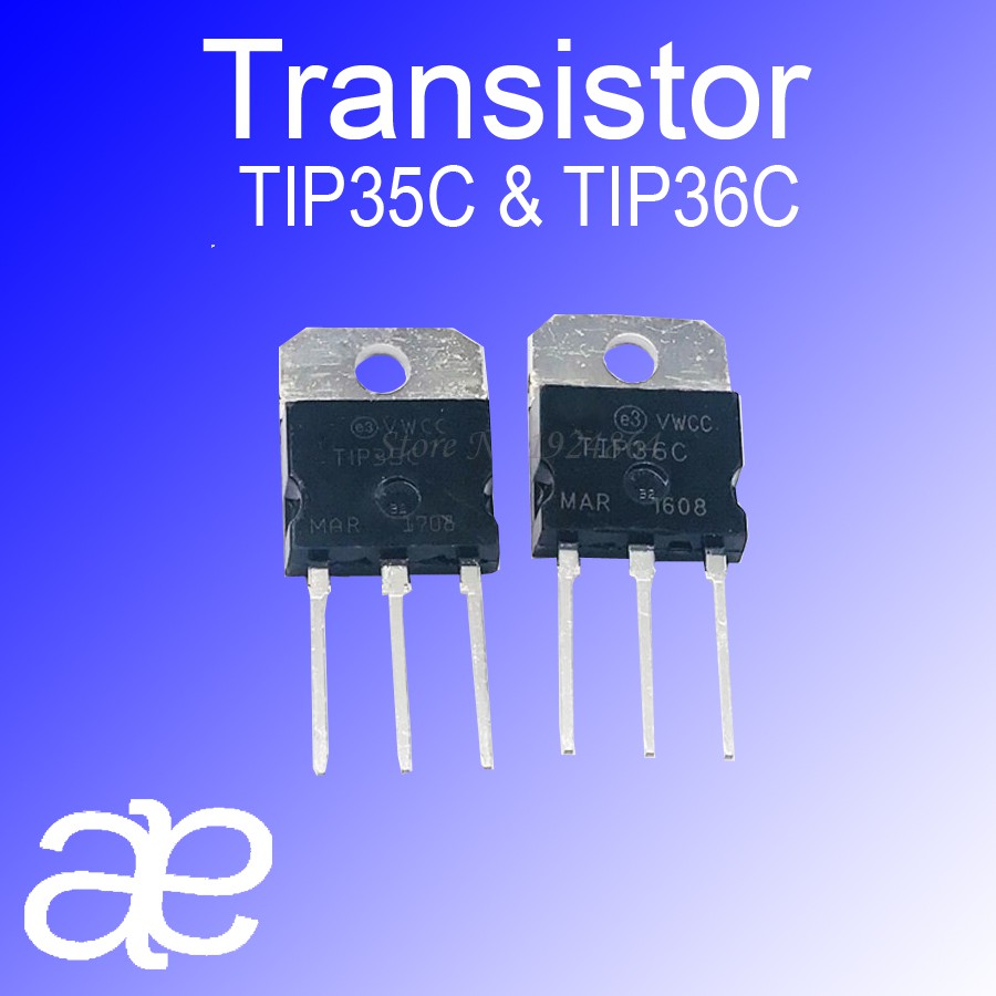 Jual Sepasang TIP35C dan TIP36C Complementary Silicon High Power Ttransistors | Shopee Indonesia