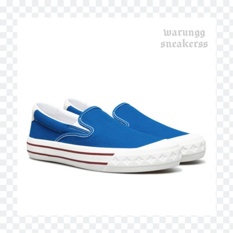 Jual Sepatu Compass Slip On Blue | Shopee Indonesia