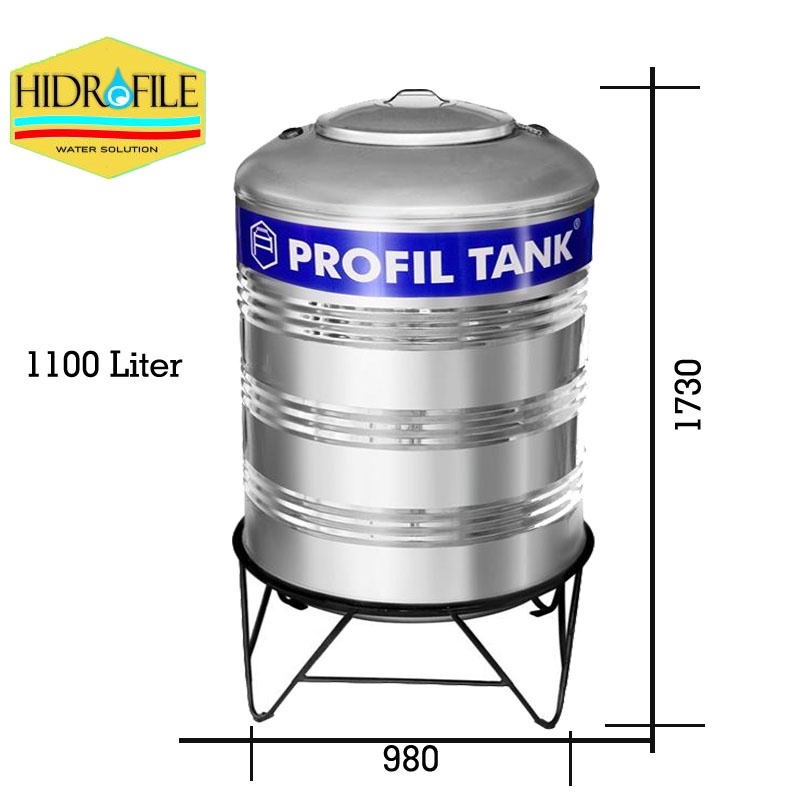 Jual TANDON AIR PROFIL TANK KAKI PROFON 1100 LITER | Shopee Indonesia