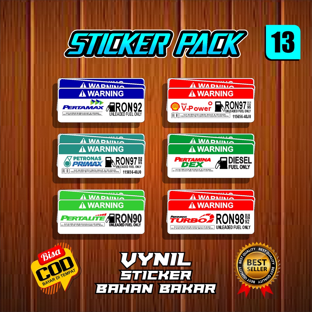 Jual STICKER BAHAN BAKAR BBM STICKER PEK SUDAH TERPOTONG PRINT CUT GKS ...