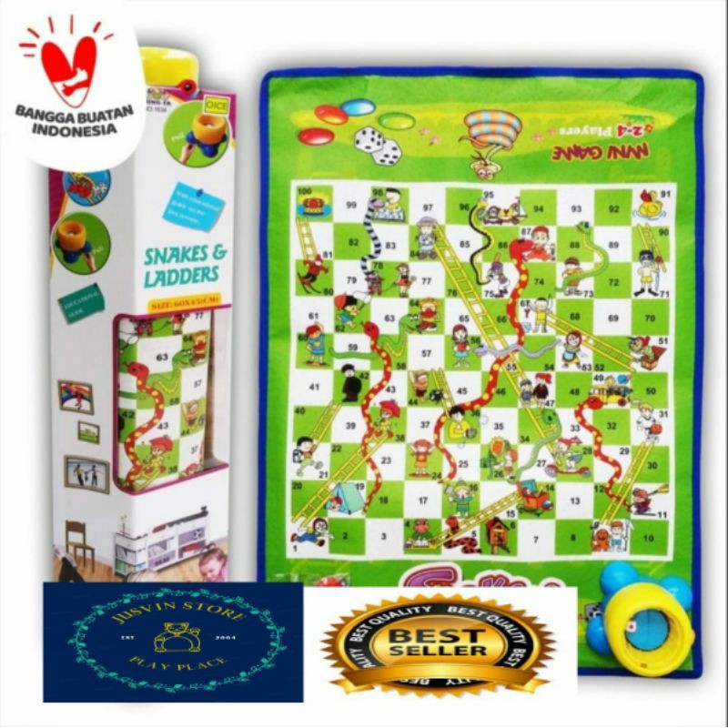 Jual Mainan ular tangga karpet jumbo snake ladders | Shopee Indonesia