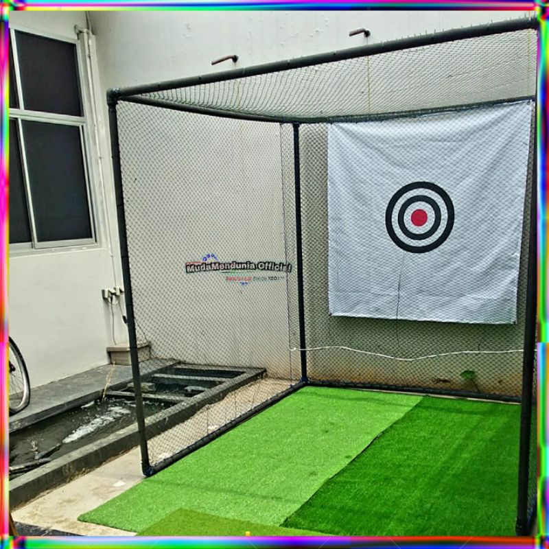 Jual Jaring golf net driving/golf net cage 3x3x3m kualitas premium ...