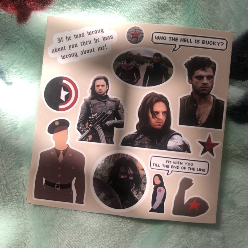 Jual bucky barnes / winter soldier sticker | Shopee Indonesia