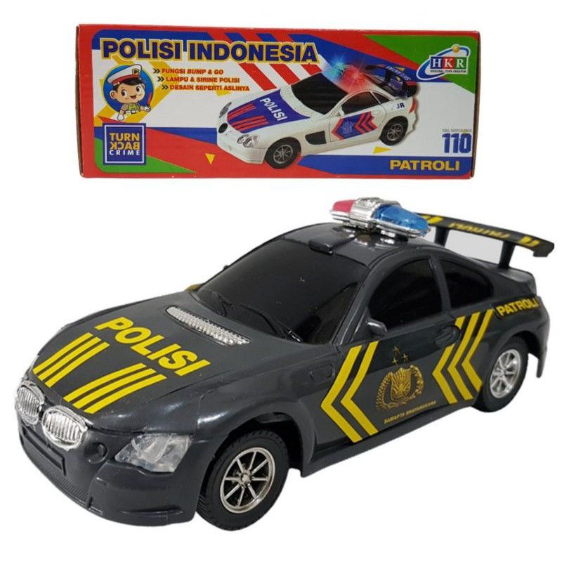 Jual Mobil Mobilan Polisi Indonesia lampu dan bunyi sirine - Mainan ...