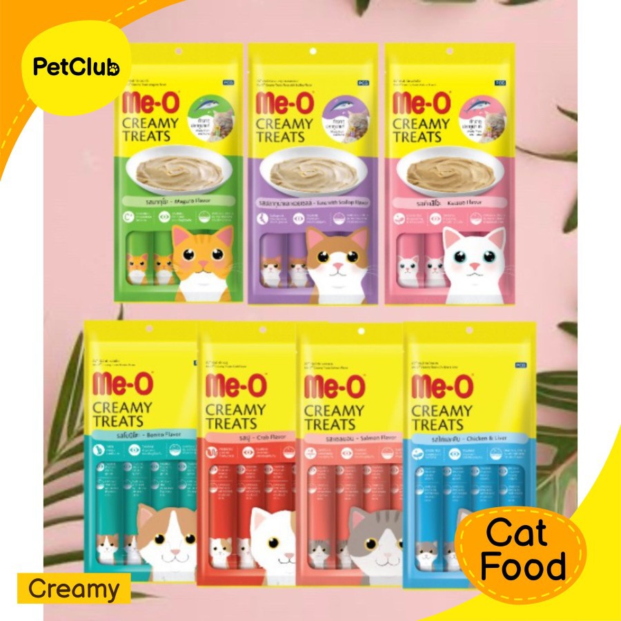 Meo Creamy / Me-o Creamy Treats Snack Kucing 15 Gram All Variant ...