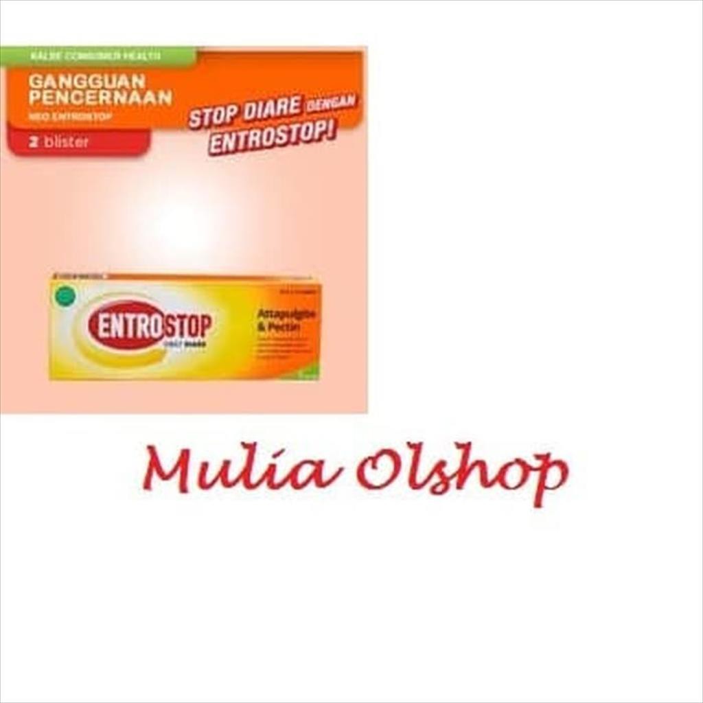 Jual Entrostop Obat Diare isi 2 x 12 Tablet | Shopee Indonesia