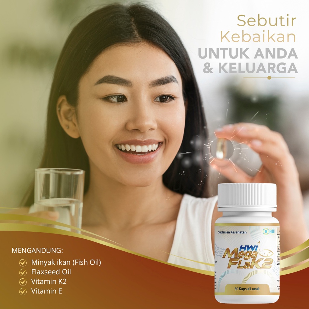 Jual Megaflak2 HWI Original Omega 3 Kapsul Minyak Ikan Untuk Menjaga ...