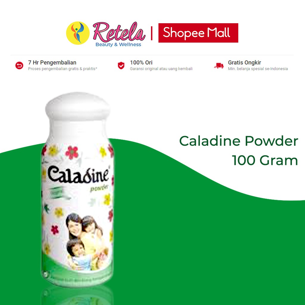 Caladine Powder 100G / Bedak Gatal & Alergi / Bedak Antiseptik / Bedak ...