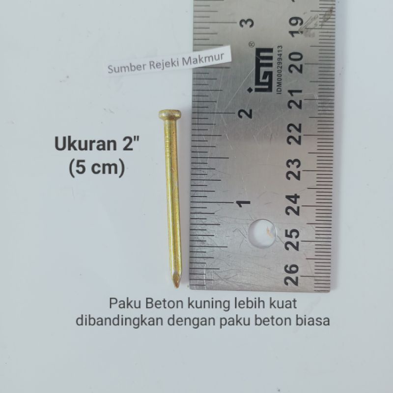 Jual PAKU BETON 2" PAKU POWER 5 cm paku baja (1 pc) Indonesia|Shopee Indonesia