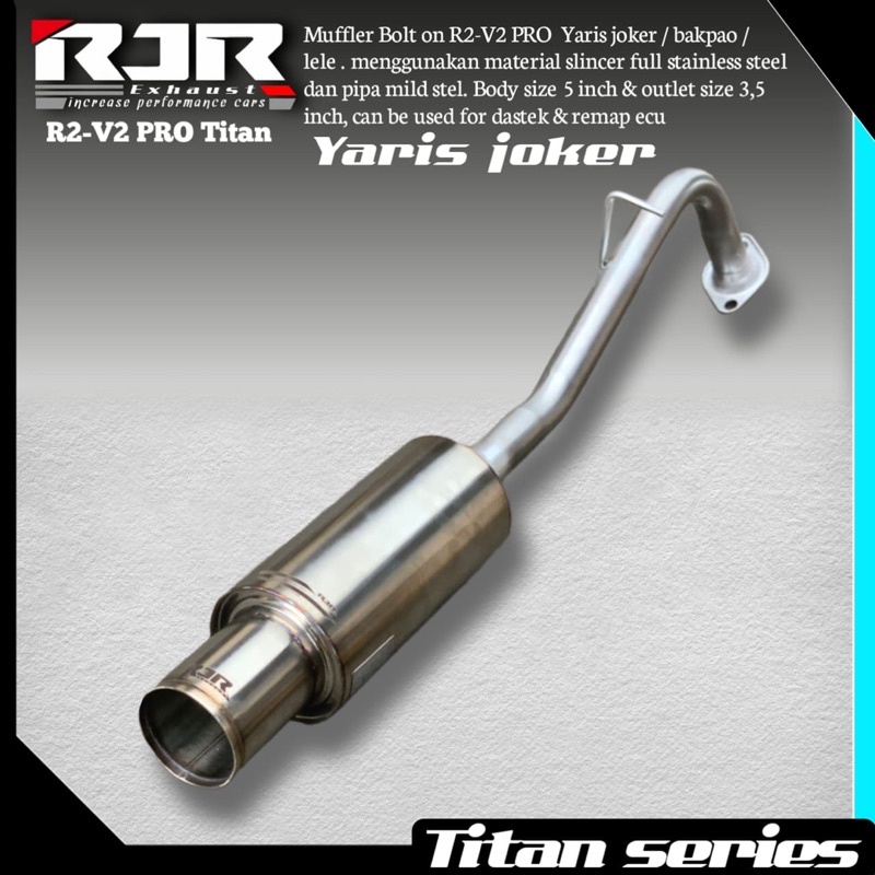 Jual KNALPOT MOBIL BOLT ON MOBILIO RS MOBILIO E VIOS GEN 1 GEN 2 GEN 3 ...