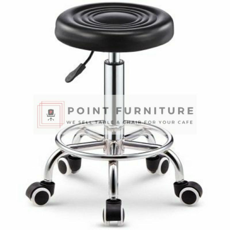 Jual Kursi Bar Bulat/Kursi Laboratorium/Kursi Salon/Kursi Hidrolik ...
