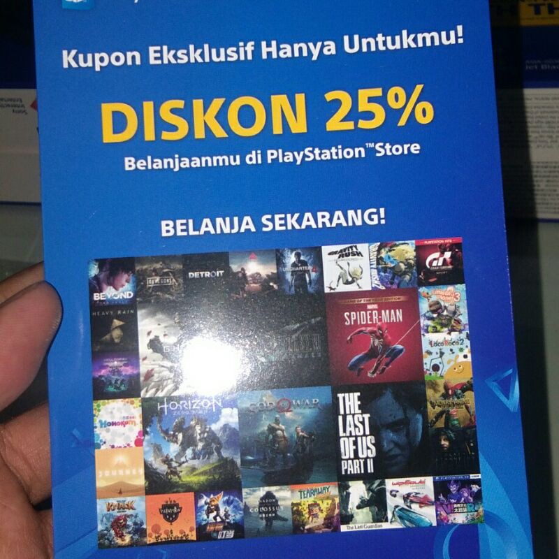 Jual voucher diskon 25% ps4 ps store | Shopee Indonesia