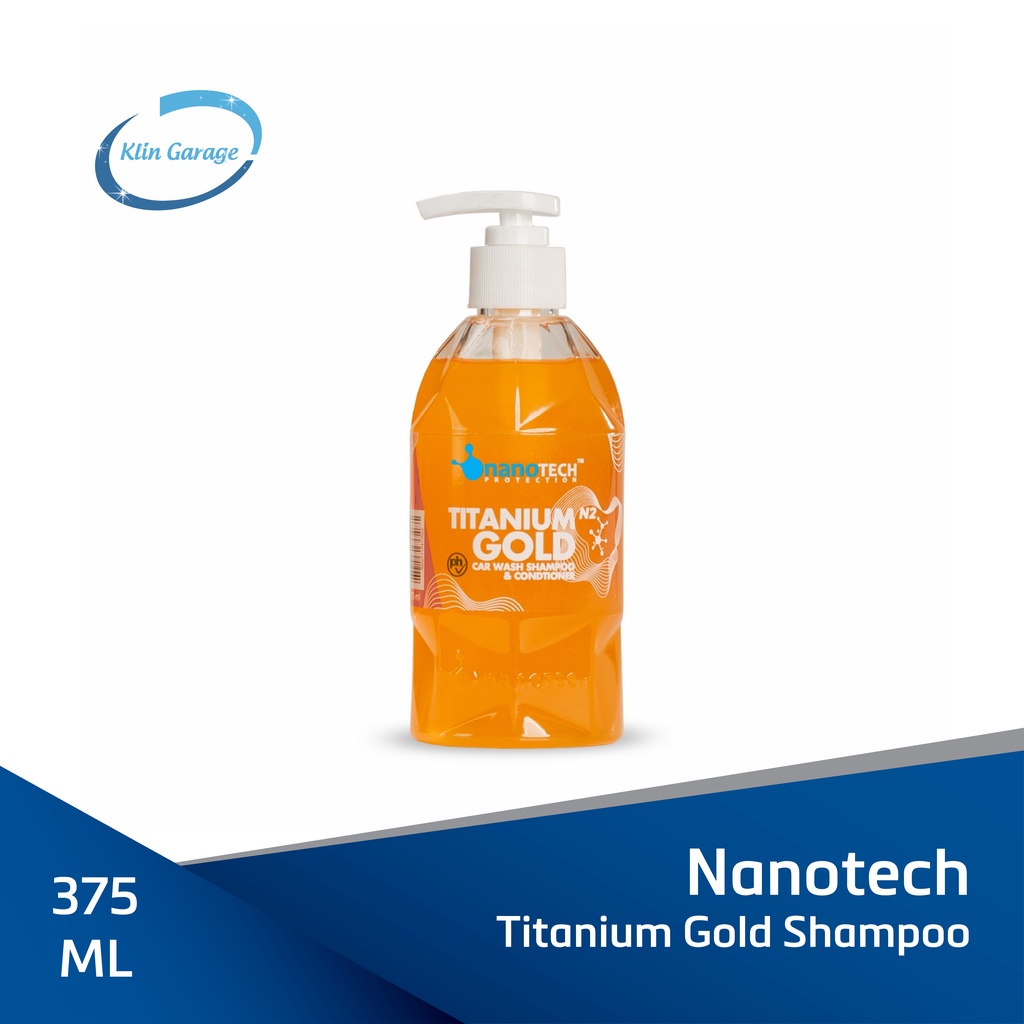 Jual Sabun Cuci Sampo Mobil Motor Nanotech - Titanium Gold Shampoo 375 ...