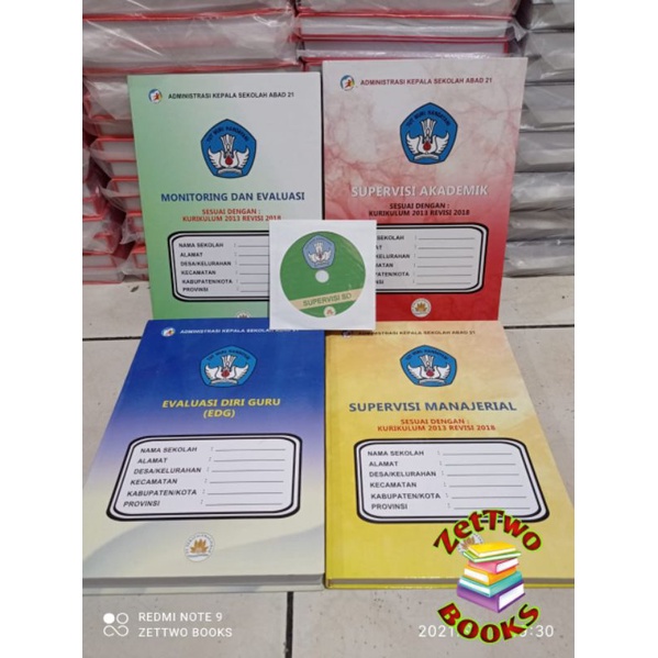 Jual BUKU SUPERVISI ADMINISTRASI KEPALA SEKOLAH SD (1 SET) | Shopee ...
