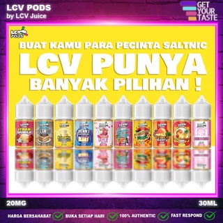 Jual Liquid LCV Pods 30ML Salt Nic by LCV Juice - Pod Friendly ...