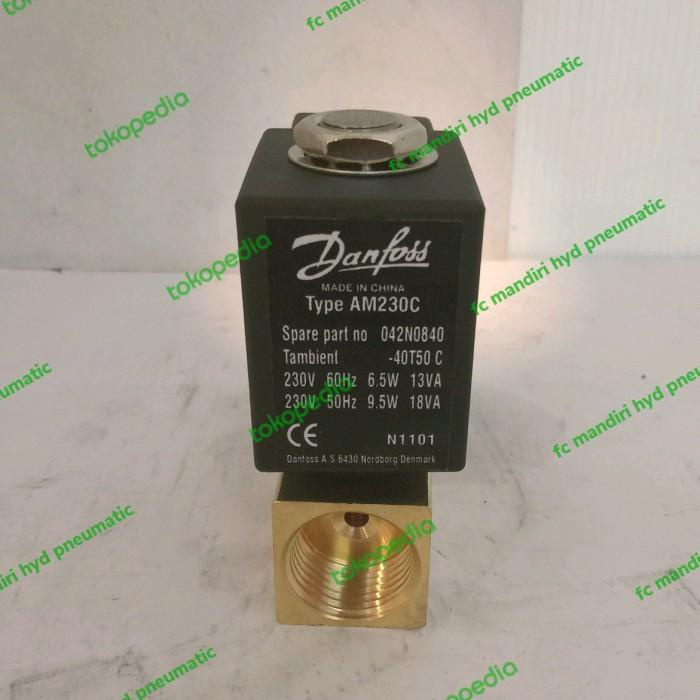 Jual Pneu Solenoid Valve 2 Way Danfoss Kuningan 1/2 Inch Voltase Ac 220V (Nc) | Shopee Indonesia