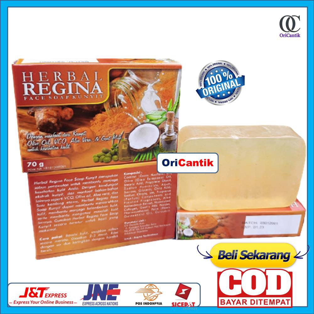 SABUN HERBAL REGINA ORIGINAL BPOM - SABUN GATAL,PANU,KADAS,KURAP DAN ...