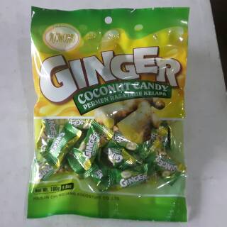 Jual Permen GINGER Kimono Rasa Jahe Kelapa Coconut Candy Indonesia ...