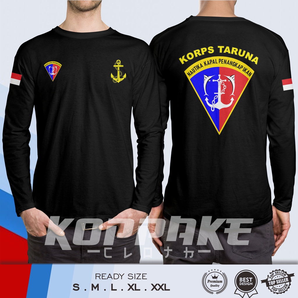 Jual Kaos KORPS TARUNA Nautika Kapal Penangkap Ikan Lengan Panjang Baju Distro | Shopee Indonesia