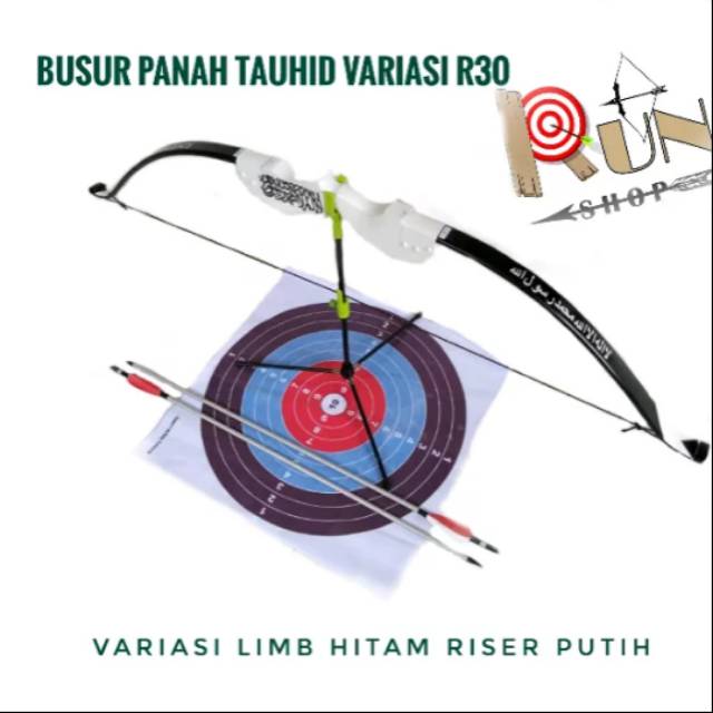 [COD] Busur Panah Tauhid Variasi R30 + 2 Arrow + Face Target Riser 30 ...