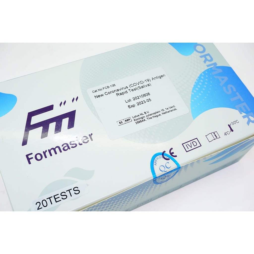 Jual FORMASTER ANTIGEN RAPID TEST SALIVA ( AIR LIUR ) ORIGINAL ISI 20 ...