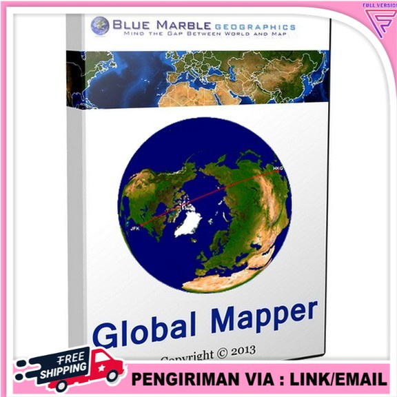 Jual Aplikasi Global Mapper Untuk Pengelola Data GIS , GPS Tampilan 3D view For Windows | Shopee ...