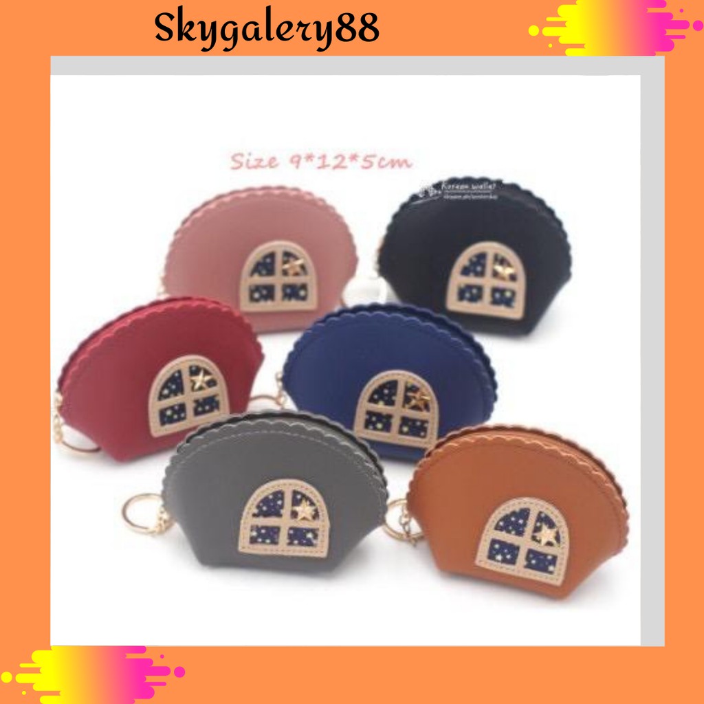 Jual ♥SKY♥ DOMPET KELLY BELLY KOIN KECIL BAHAN KULIT PU DENGAN RESLETING SIMPLE | Shopee Indonesia