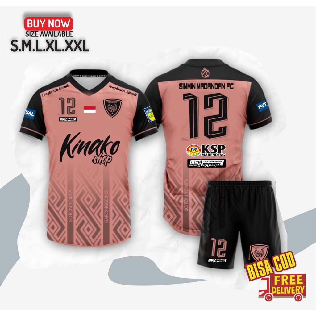 Jual TERIMA SATUAN JERSEY PRINTING CUSTOM DESIGN, NAMA, NO. PUNGGUNG ...