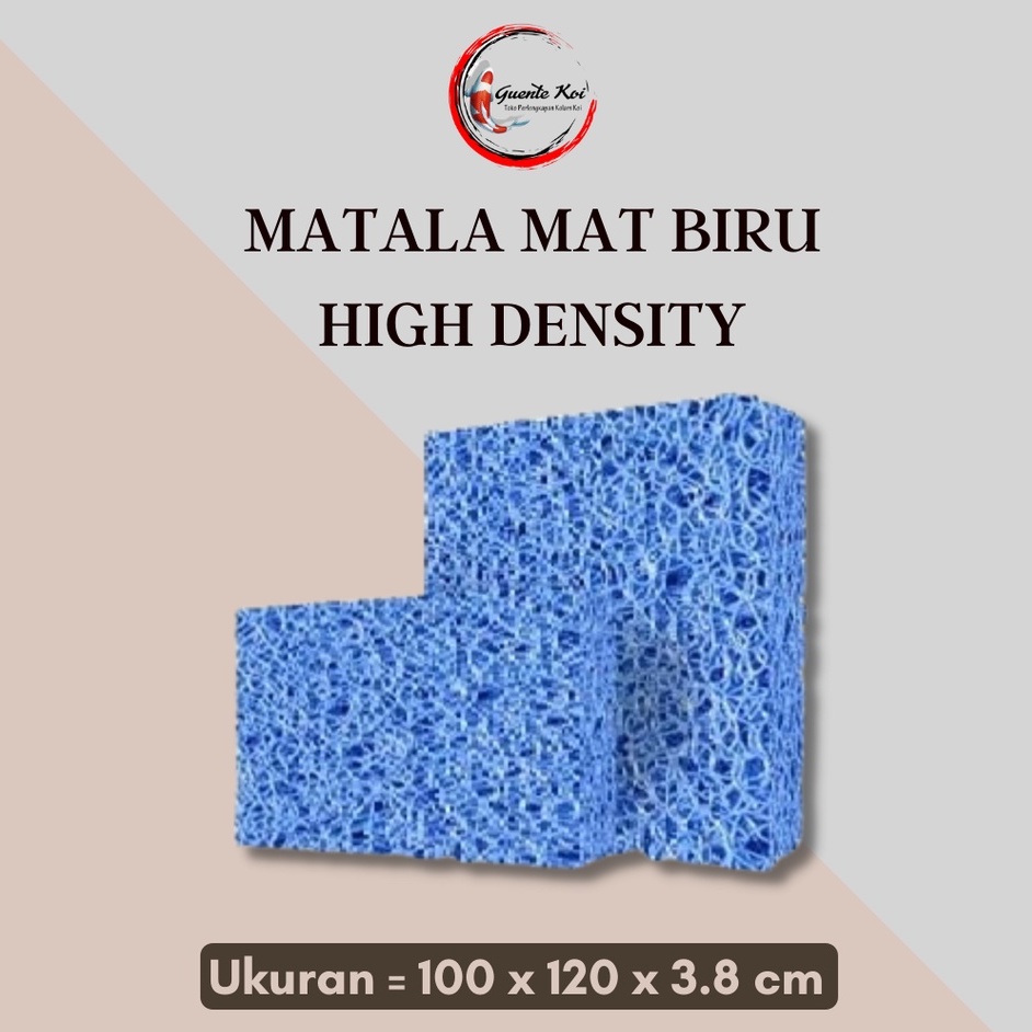 Jual Matala Mat Biru Blue Media Filter Matalamat size 100 x 120 cm ...