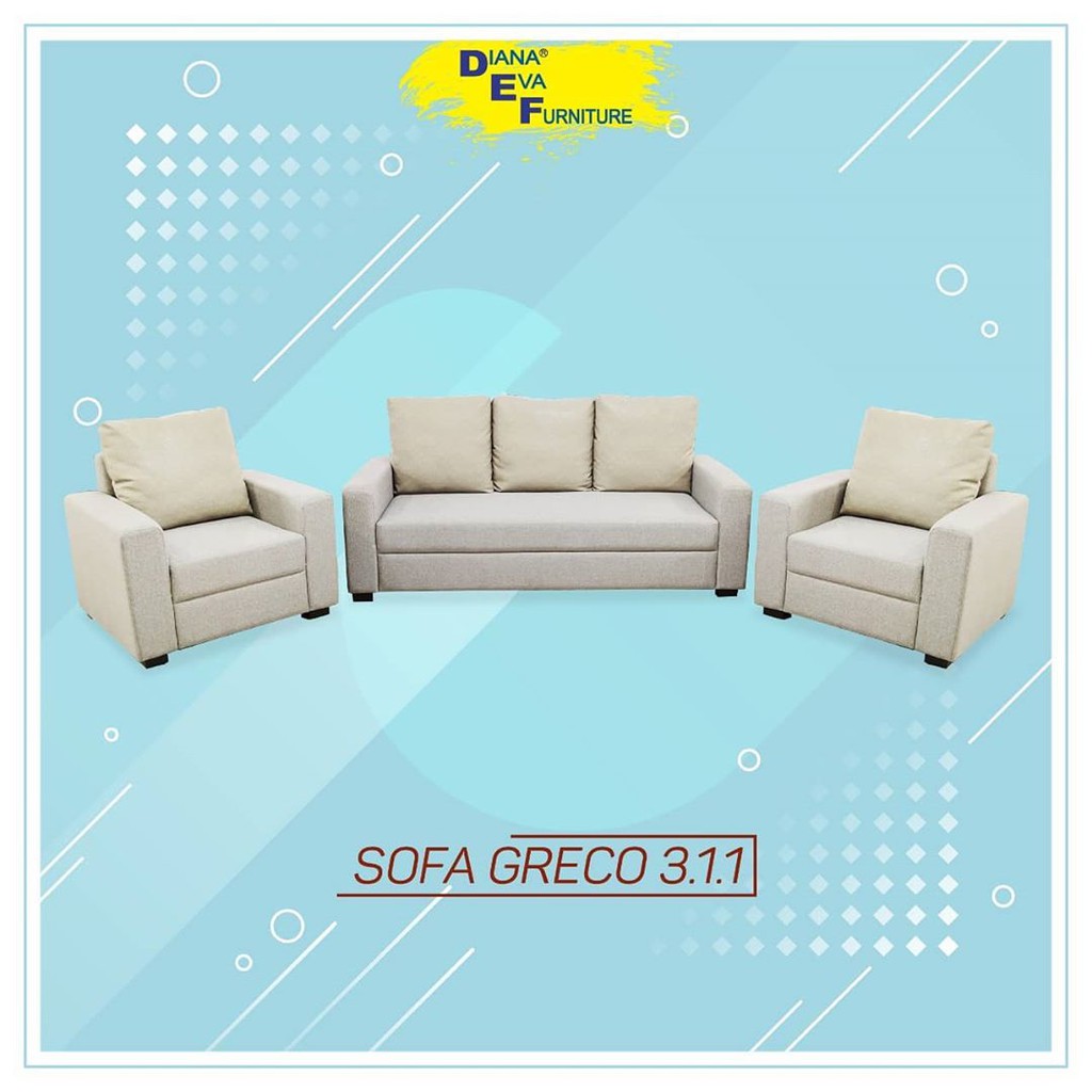 Jual Sofa Greco 3.1.1 Dudukan | Shopee Indonesia