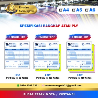 Jual CETAK NOTA / KWITANSI / SURAT JALAN / KOP SURAT | Shopee Indonesia