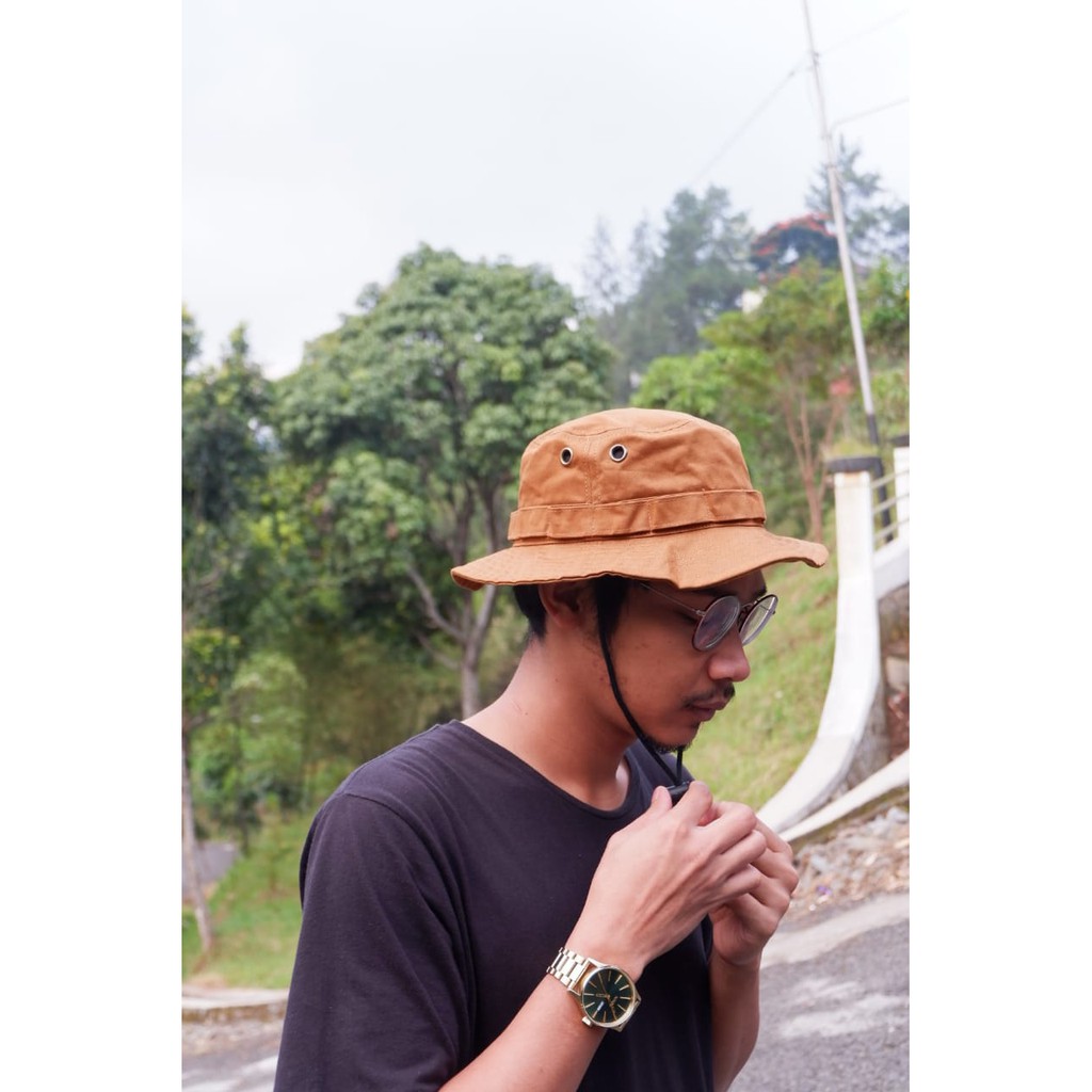 Jual hunter hat / topi pemburu BROWN SUGAR | Shopee Indonesia