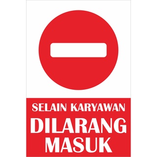 Jual RAMBU DILARANG PARKIR / DILARANG MEROKOK / WAJIB PAKAI MASKER ...
