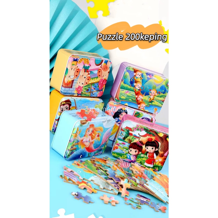 Jual 200 keping puzzle wooden box besi puzzle kayu jigsaw puzzle ...