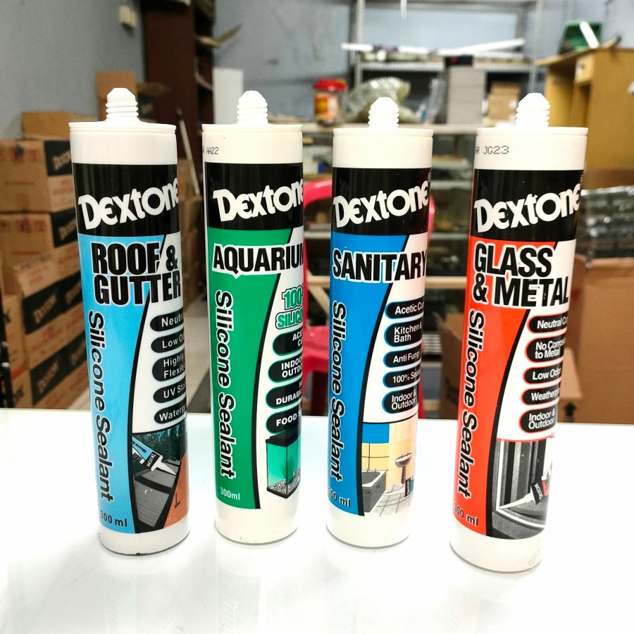 Jual Dextone Silicone Sealant - Neutral - tdk bau Asam (300 ml ...