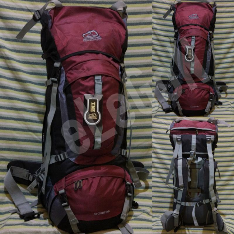 Jual Tas Gunung Carrier Keril Sioux 100L Maroon Original Shioux 100 ...