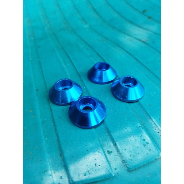 Jual ring posh kerucut original thailand ukuran drat lobang 10 biru ...
