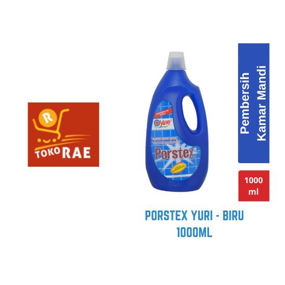 Jual Yuri PORSTEX BIRU 1 DUS pembersih porselen & keramik 1000ML ...