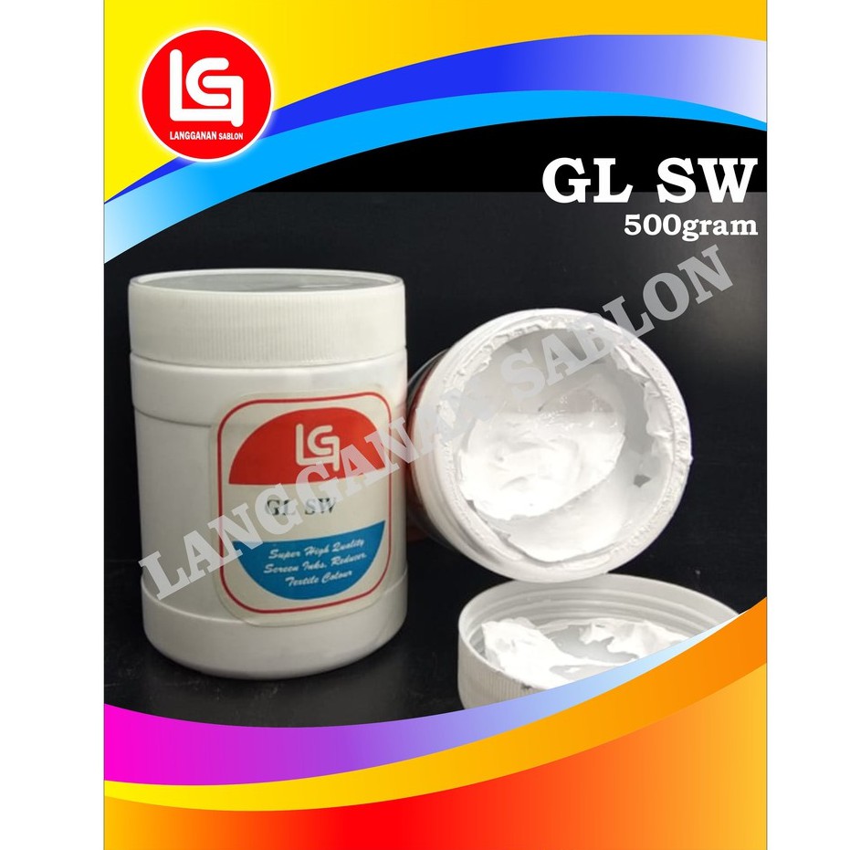 Jual TINTA SABLON KAOS - GL SW KEMASAN 1/2 KG ( TINTA RUBBER ...