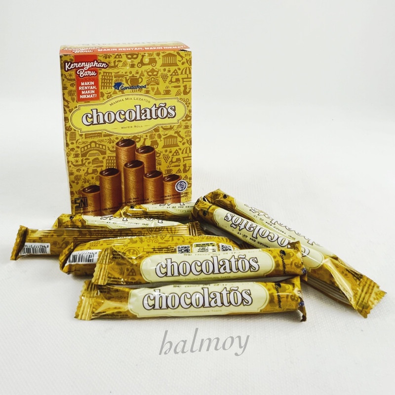 Jual WAFER STICK / ROLL CHOCOLATOS RASA COKELAT 8,5 GR ( 24 PCS ...