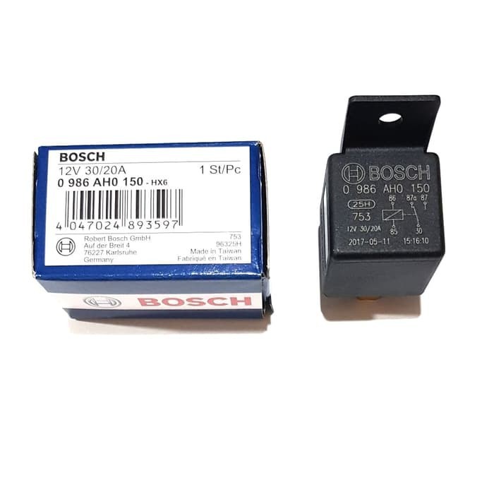 Jual Relay Bosch 12V kaki 5 / 87A Pemutus | Shopee Indonesia