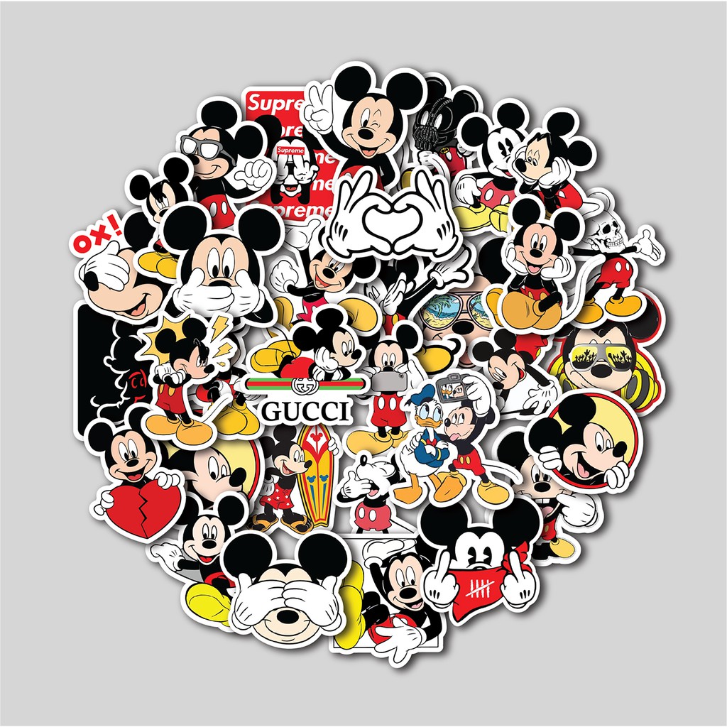 Jual STICKER PACK COOL MICKEY | STICKER TUMBLR LAPTOP | STIKER KOPER ...