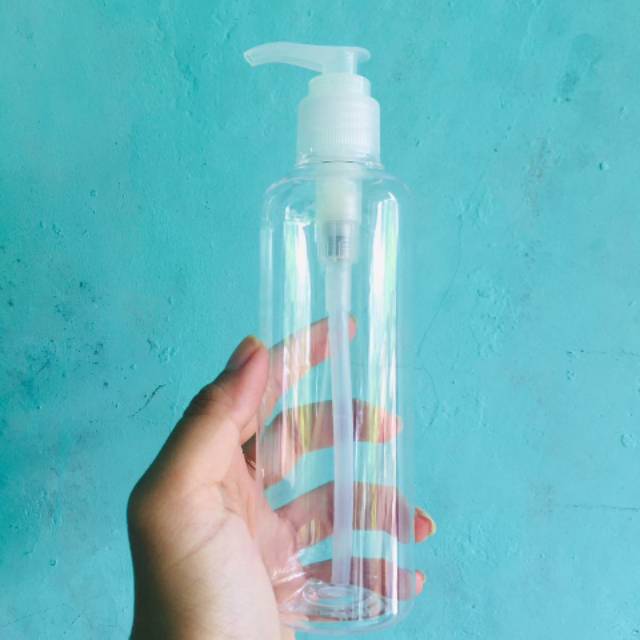 Jual Botol pump plastik bening 250ml | Shopee Indonesia