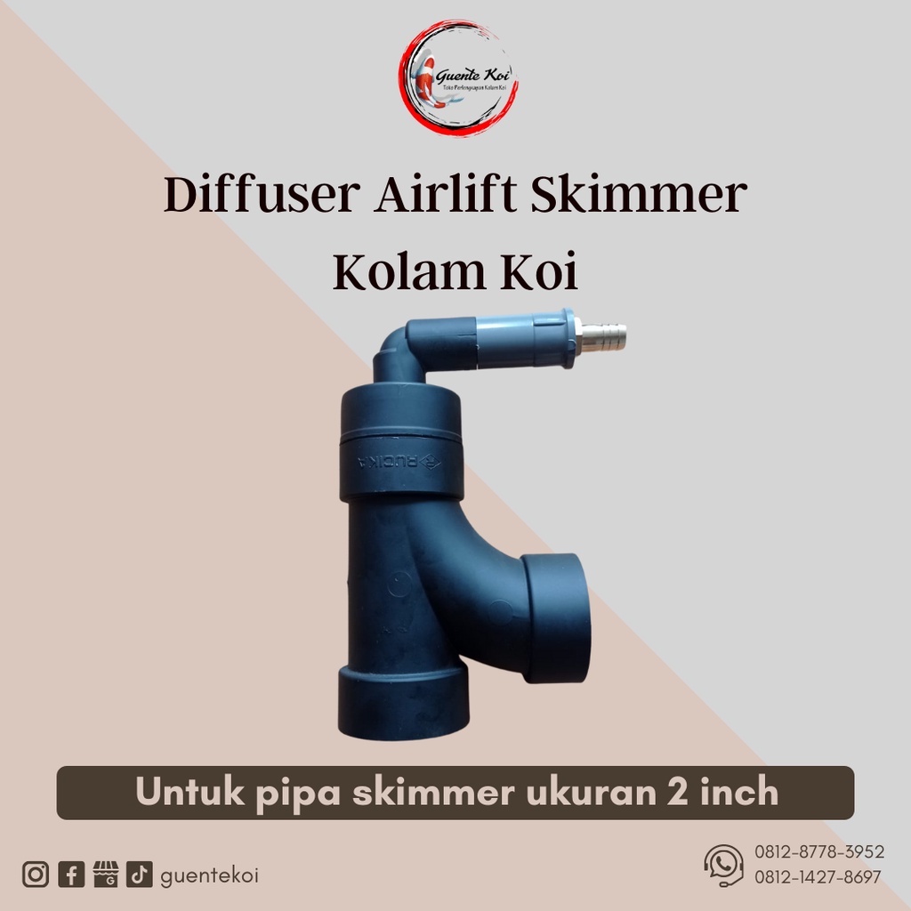 Jual Diffuser Airlift Skimmer Kolam Koi 2 inch | Shopee Indonesia